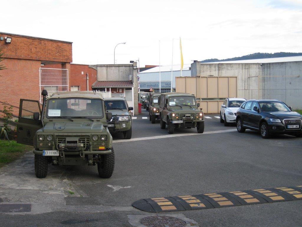 Fotos: El Ejército desinfecta la cárcel de Basauri | El Correo