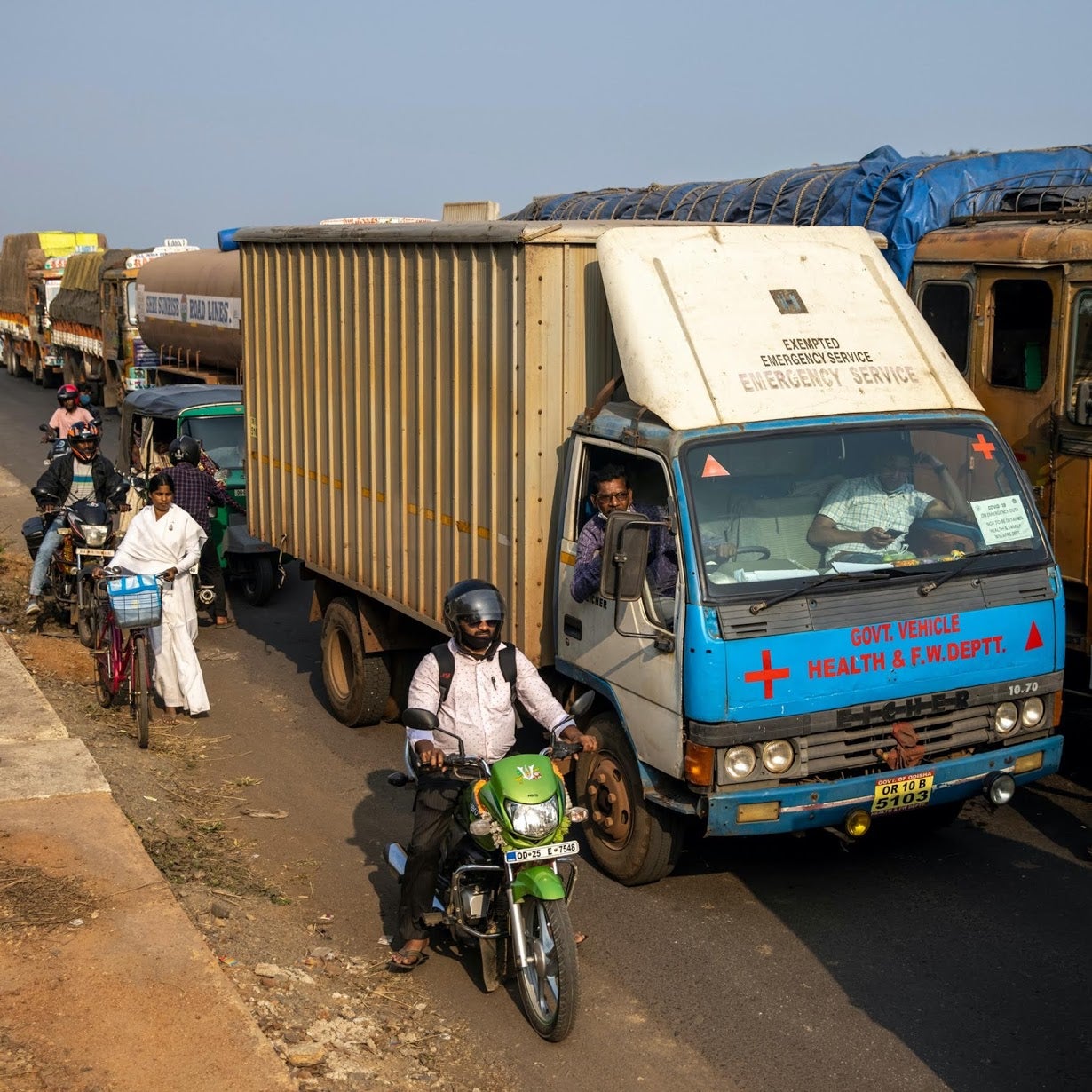 Fotos: 1700 Kilómetros de viaje para llevar la vacuna a las zonas ...