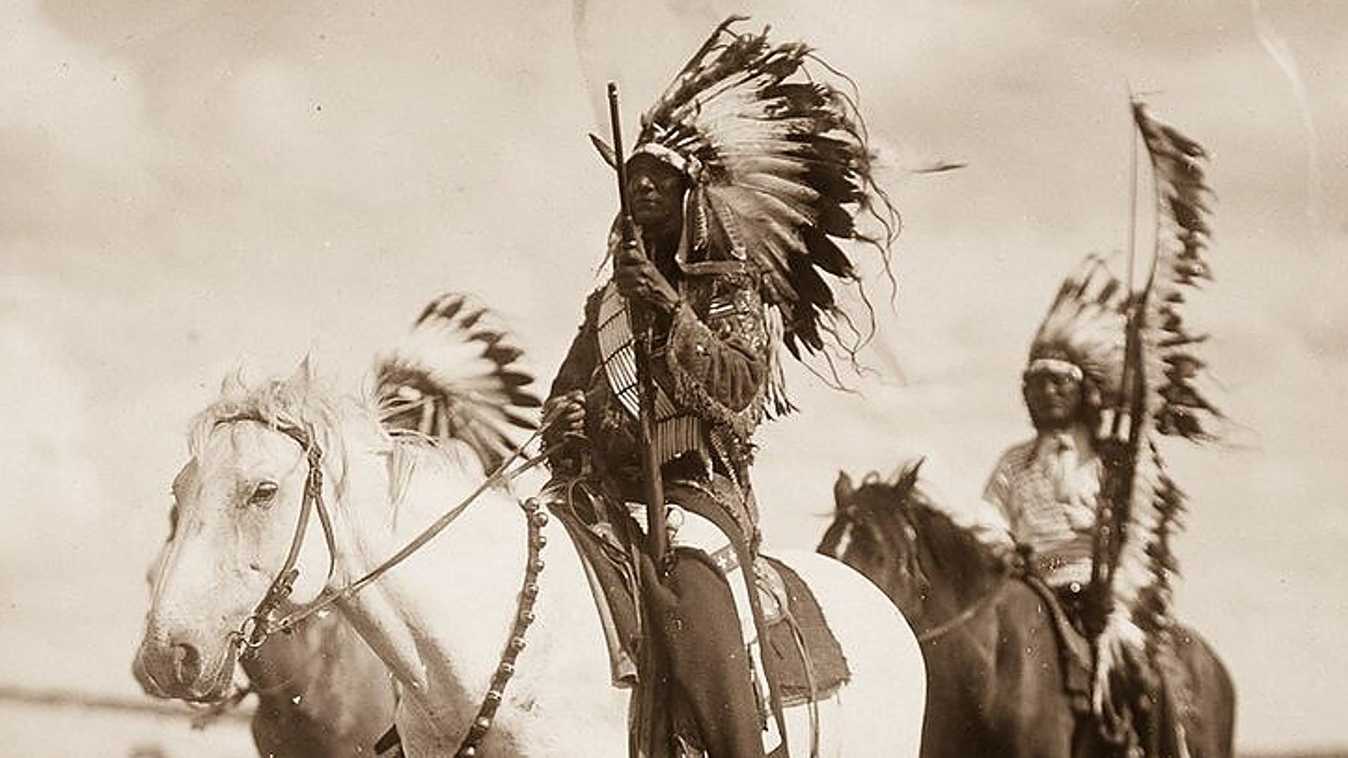 Los indios norteamericanos montaban caballos de origen español antes de ...