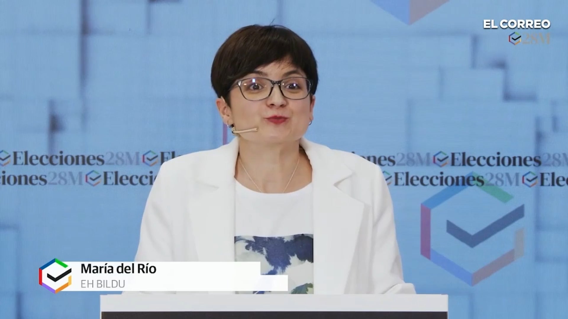 María del Río pide el voto para EH Bildu | El Correo