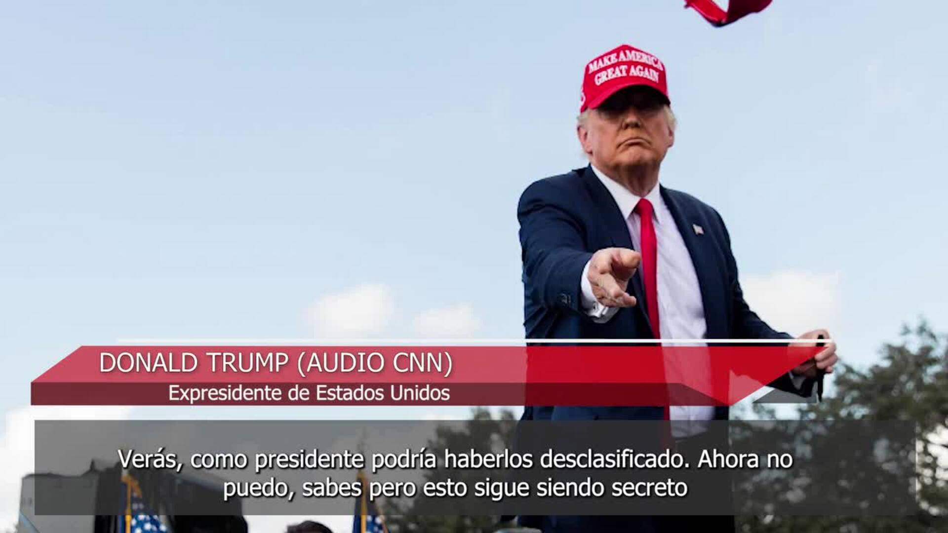Sale a la luz un audio de Trump en el que admite tener documentos ... Sale a la luz un audio de Trump en el que admite tener documentos ...