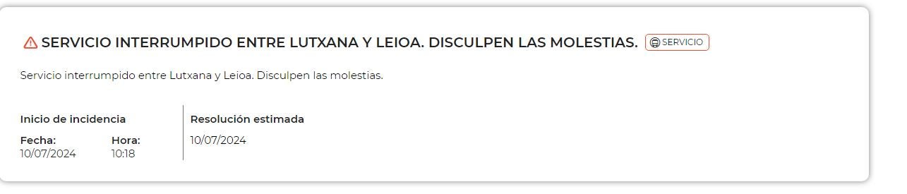 Normalidad en Metro Bilbao tras solucionarse la avería en la catenaria de anoche | El Correo