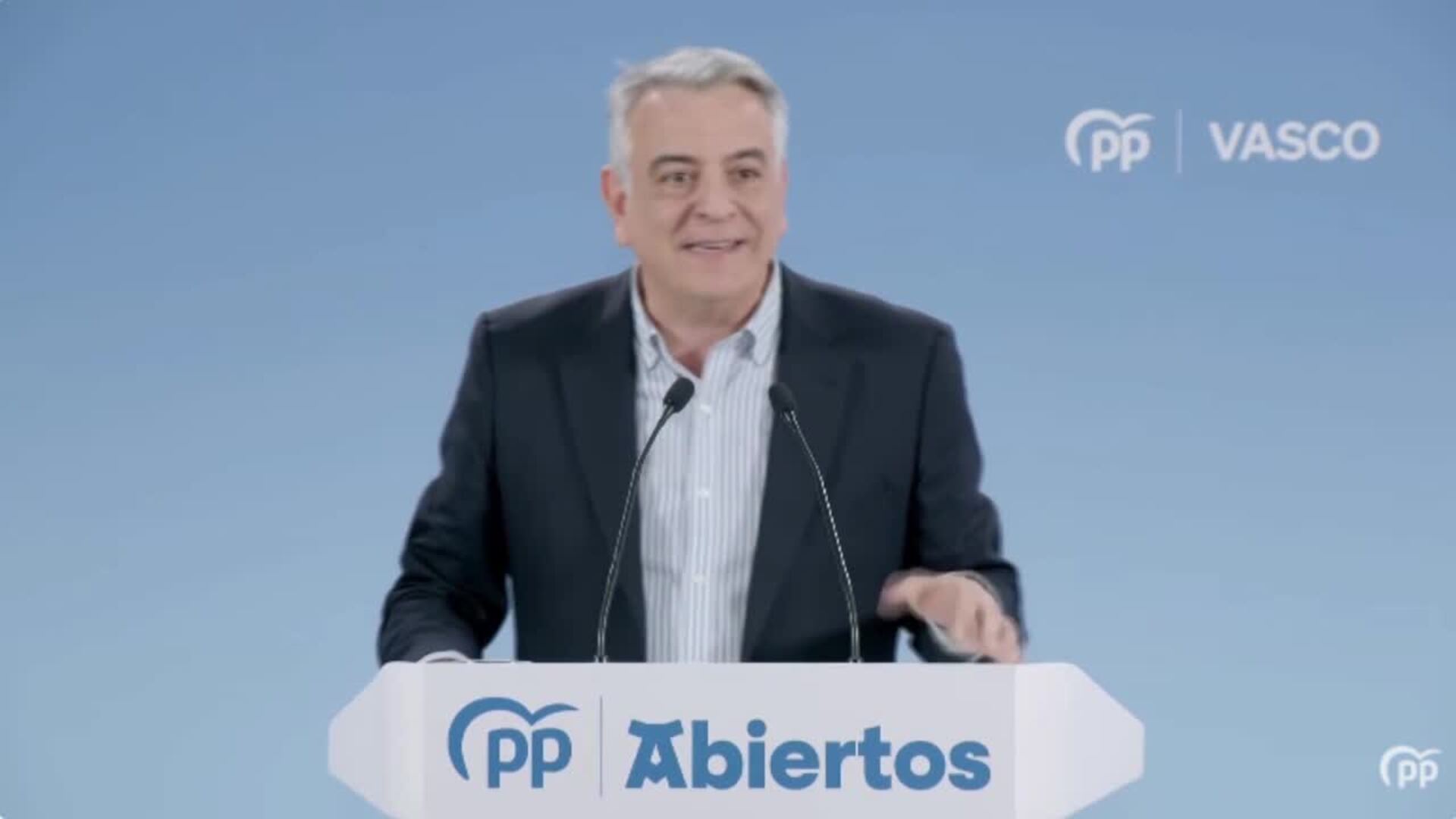 De Andrés (PP) afirma que los discursos de Pradales son "una enmienda a ...