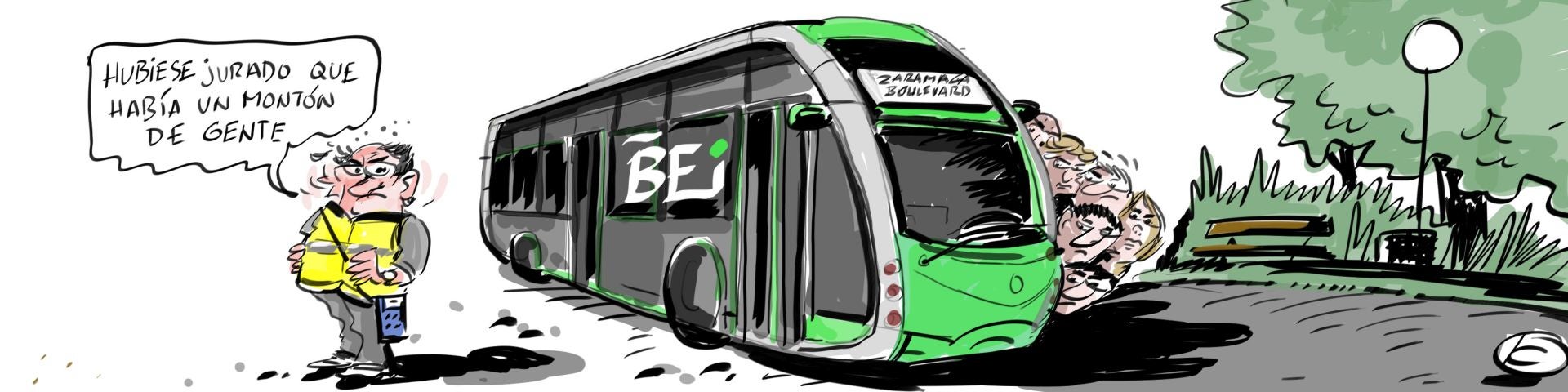 La viñeta de Cerrajería sobre la ausencia de multas por viajar en el BEI sin billete | El Correo