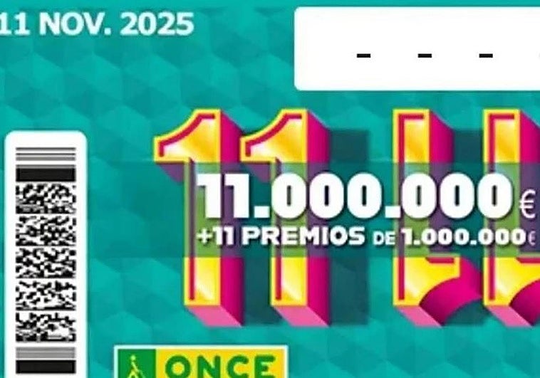 Llega el sorteo de los 11 millones de euros de La Once: estos son los ...
