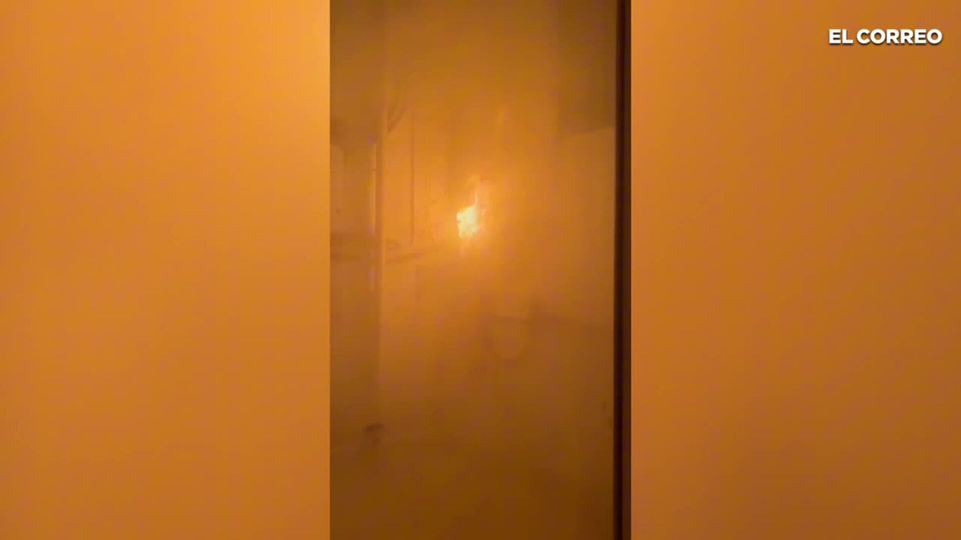 Llamas del incendio del asador Kerren | El Correo