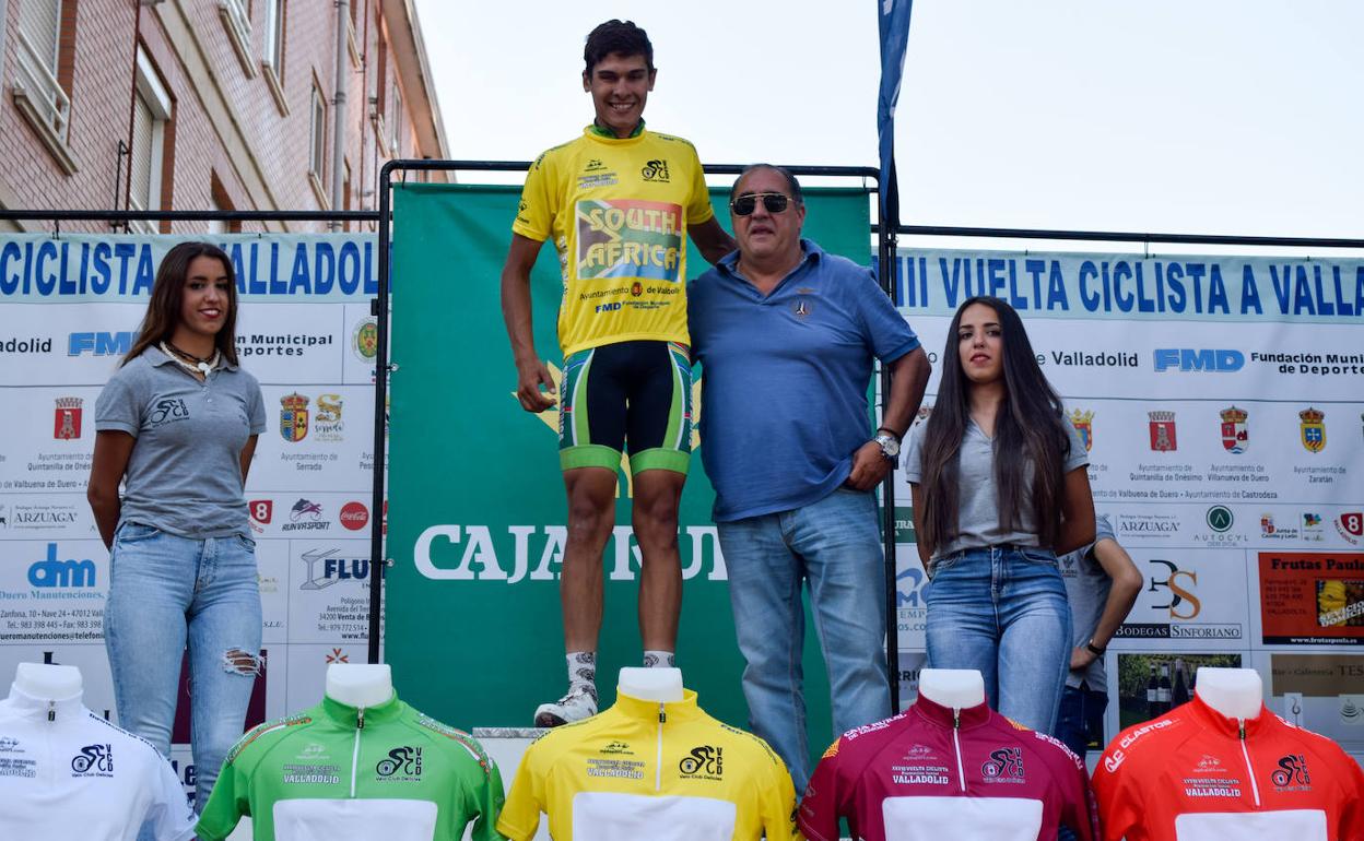 Damon Fouchee, primer líder de la Vuelta a Valladolid Promoción Júnior ...