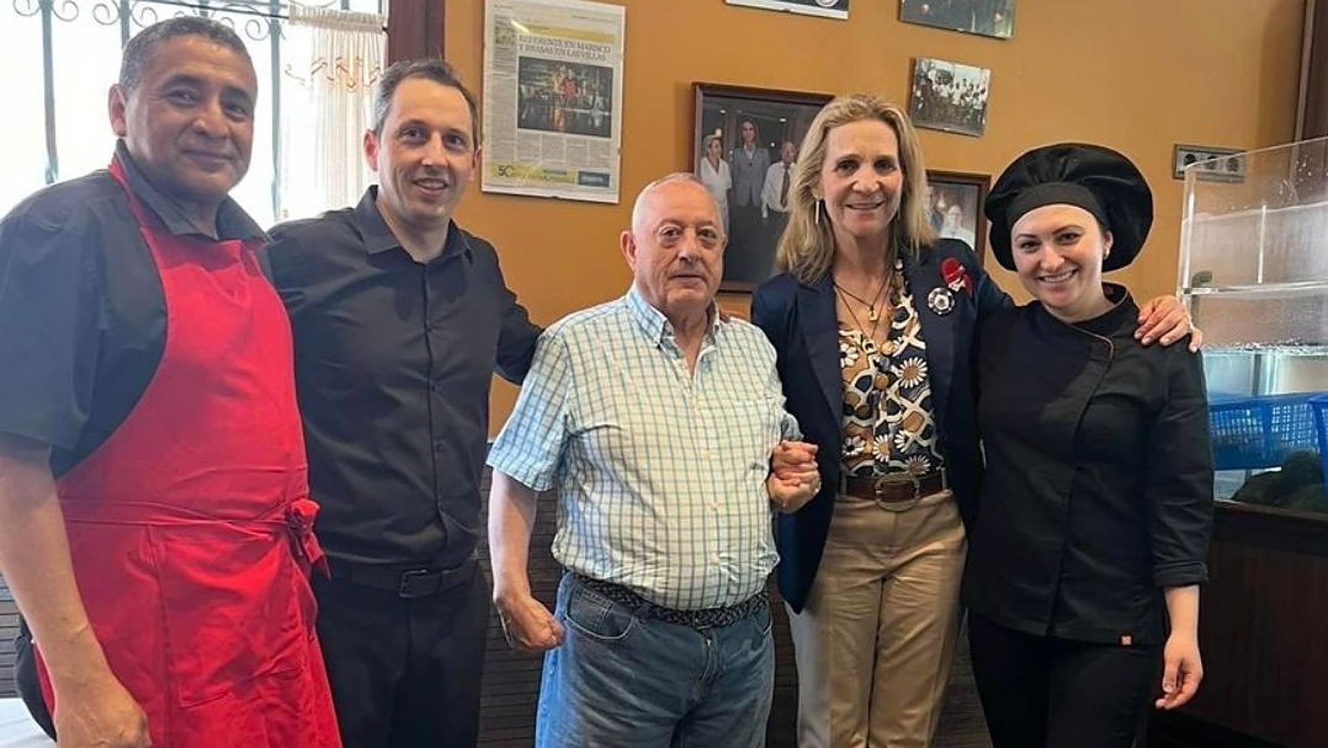 La Infanta Elena hace parada en un restaurante de Valladolid | El Norte ...