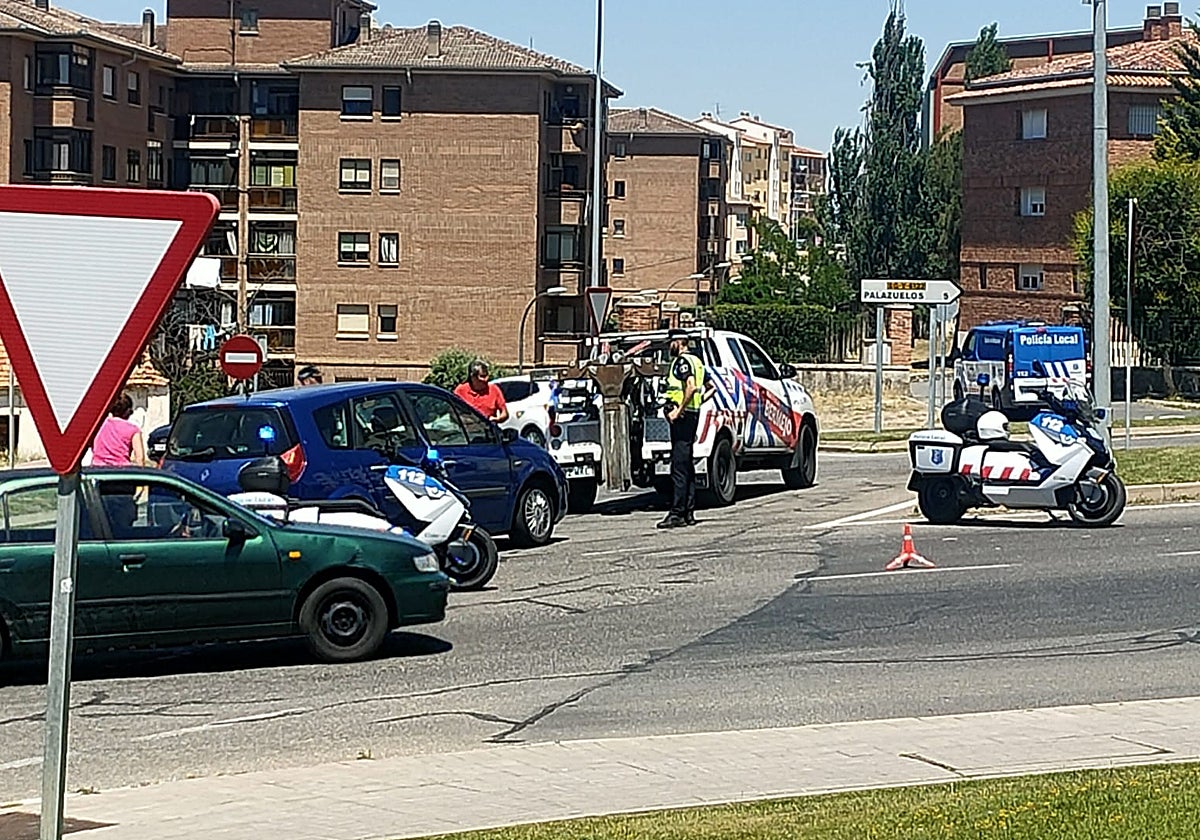 Herido un motorista en un accidente en la rotonda del Cubo | El Norte ...