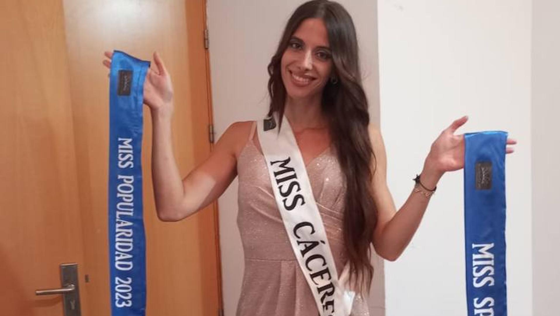 Marta Roldán; Miss Cáceres, Miss Popularidad y Miss Sport 2023 | Hoy