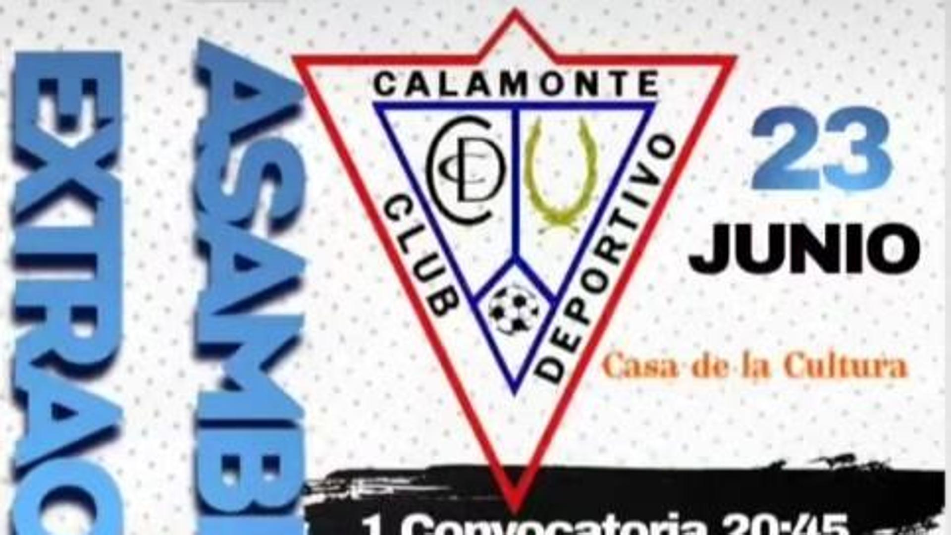 El CD Calamonte convoca la Asamblea General Ordinaria | Hoy