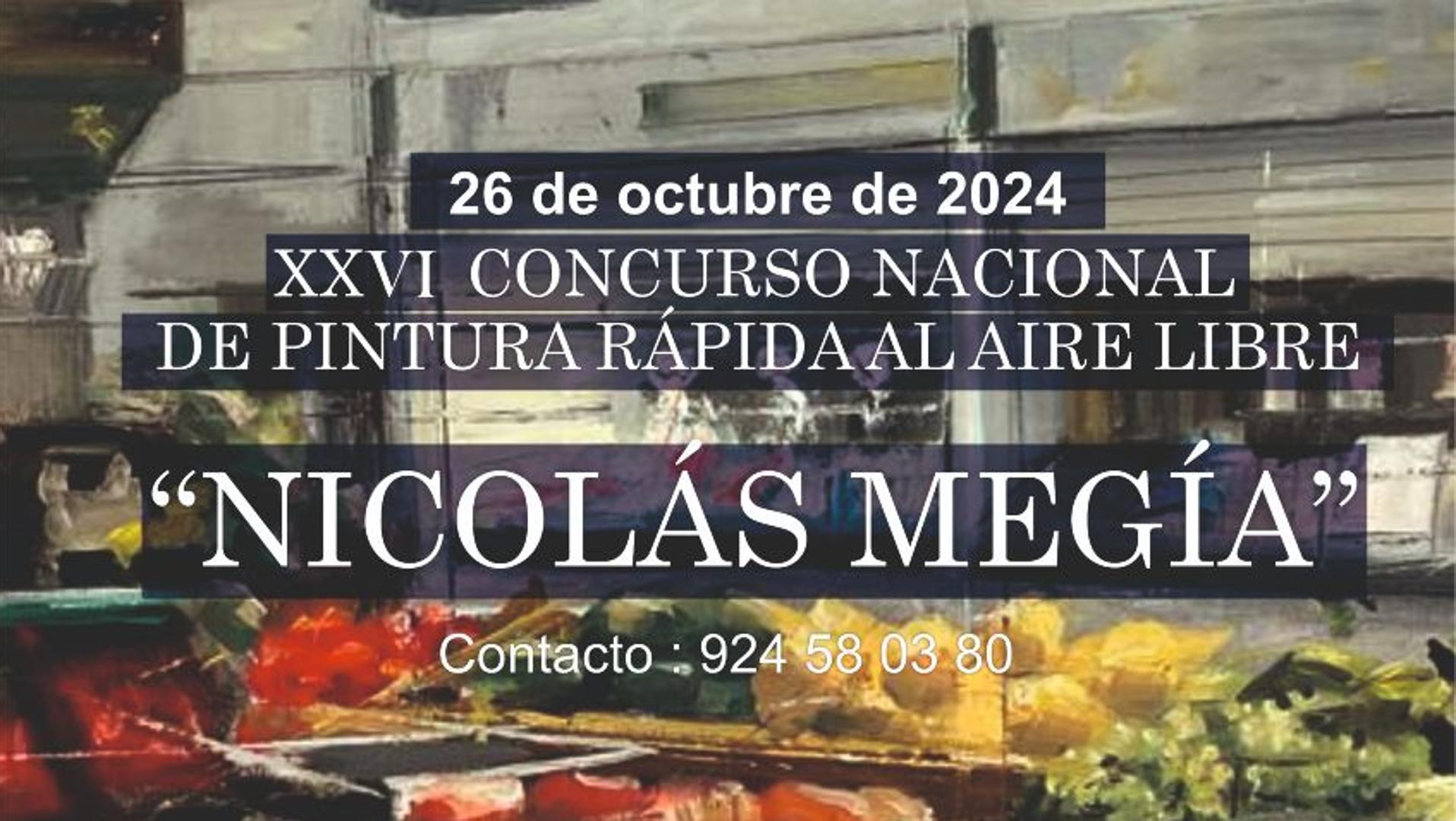 Concurso Nacional de Pintura Rápida al Aire Libre «Nicolás Megía» | Hoy