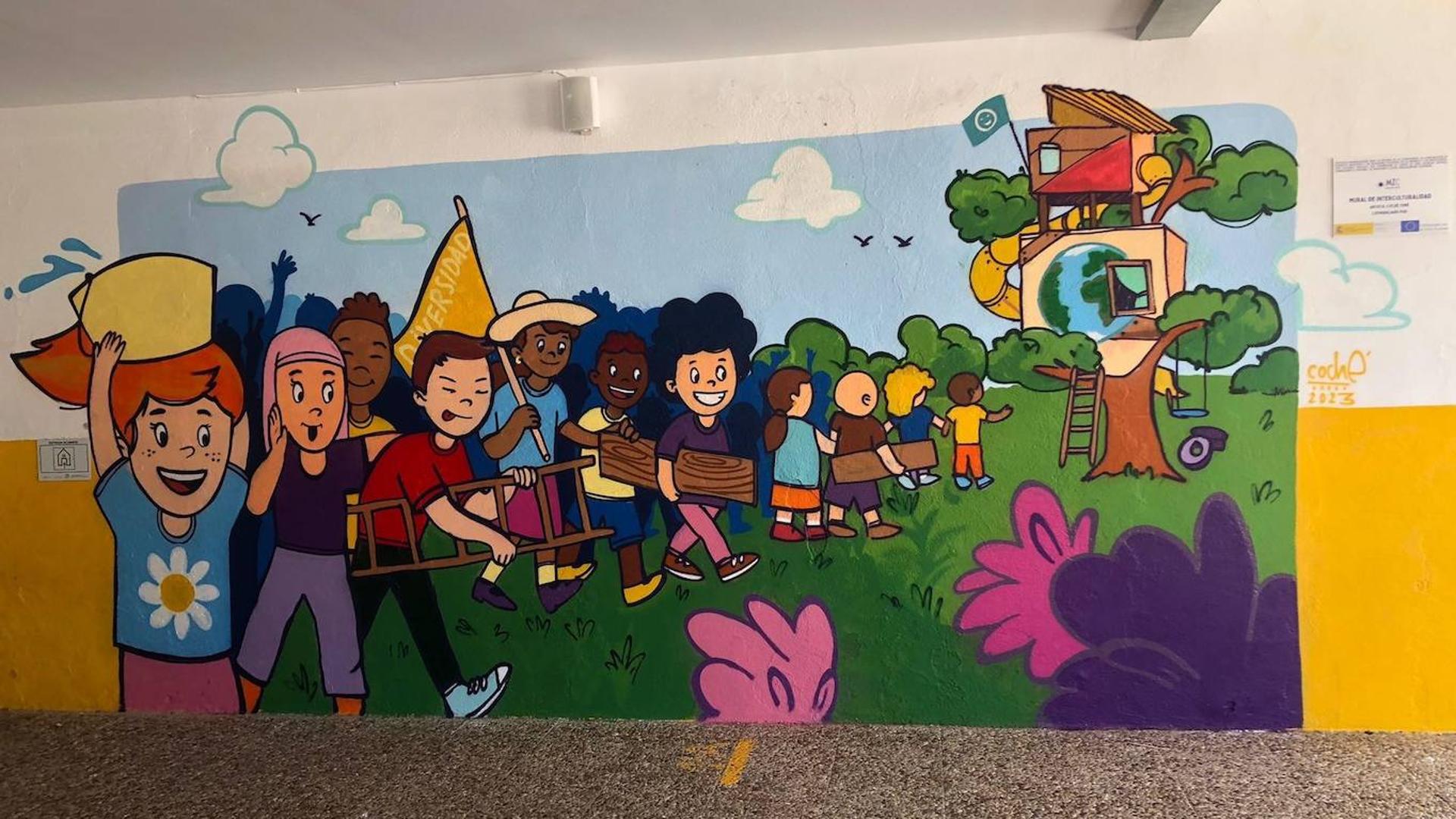 Un mural por la interculturalidad | Hoy