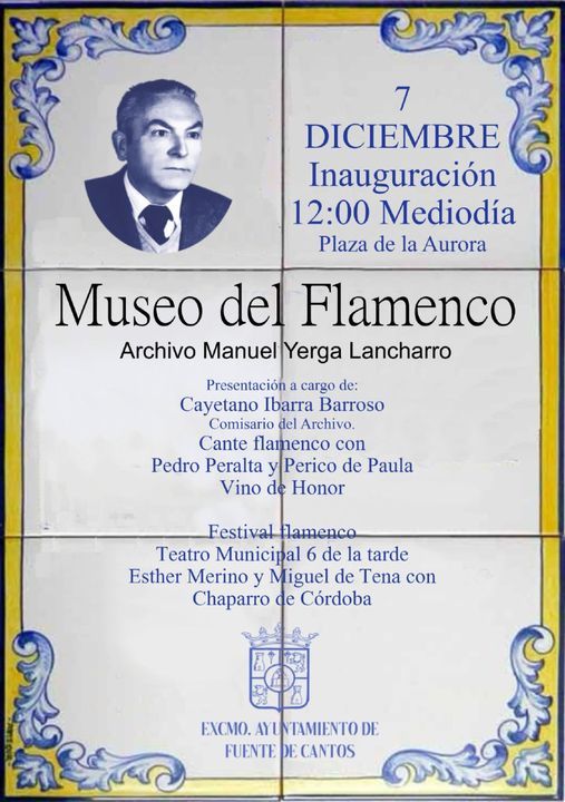 Fuente de Cantos inaugura el Museo del Flamenco «Archivo Manuel Yerga ...