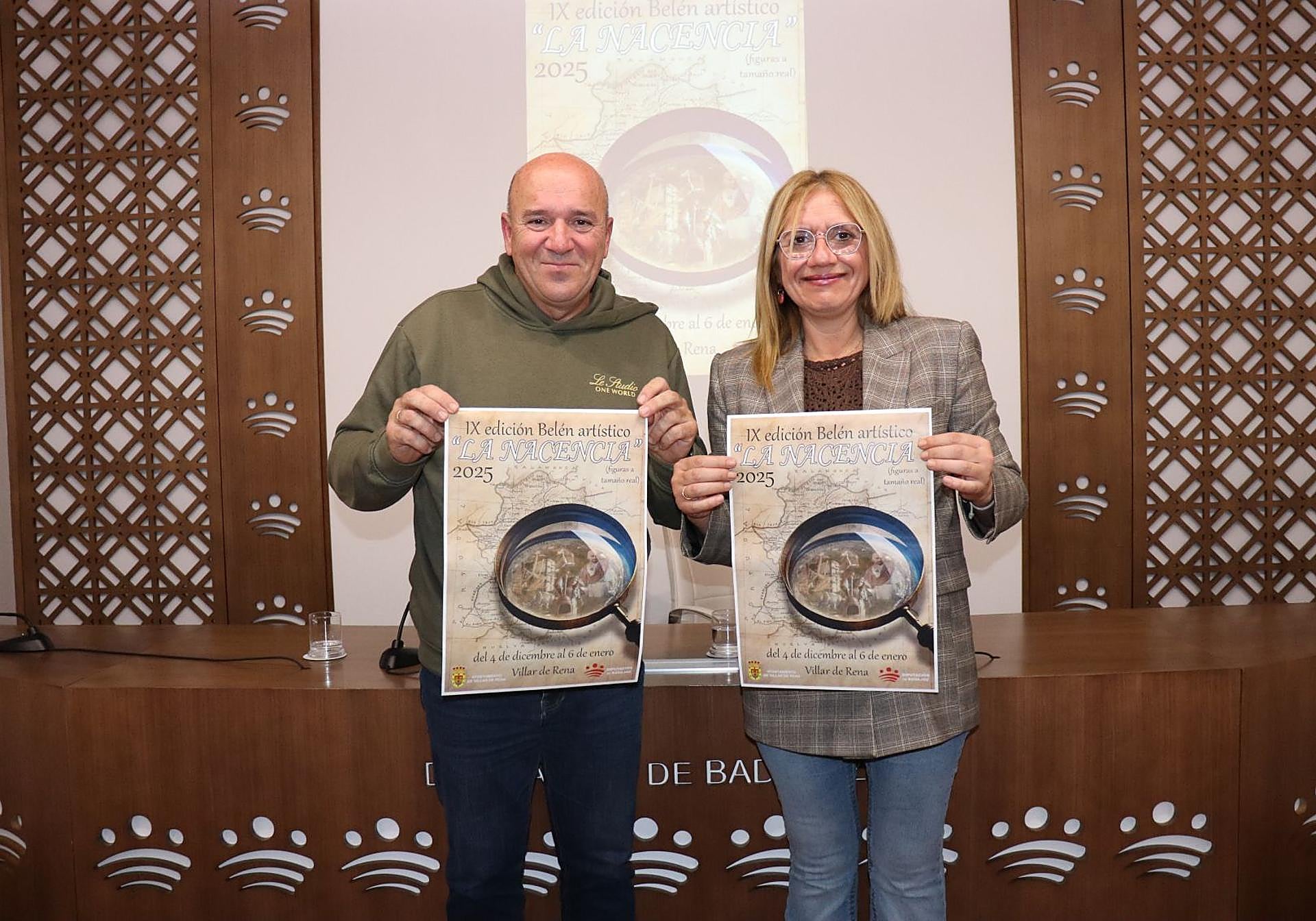 Regresa el enorme belén de Villar de Rena con rostros de sus vecinos ...