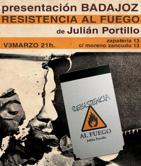 Julián Portillo presenta su nuevo libro de poemas 'Resistencia al fuego ...