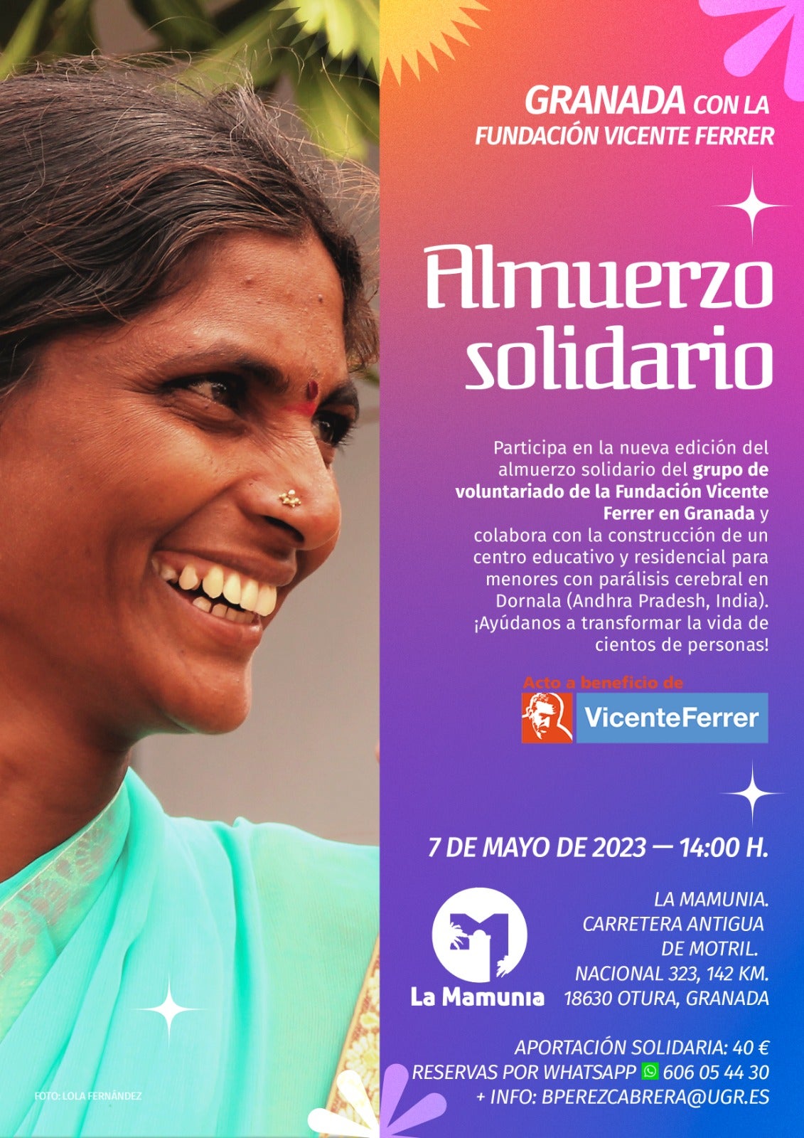 Una comida solidaria con el fin de transformar la vida de cientos de ...