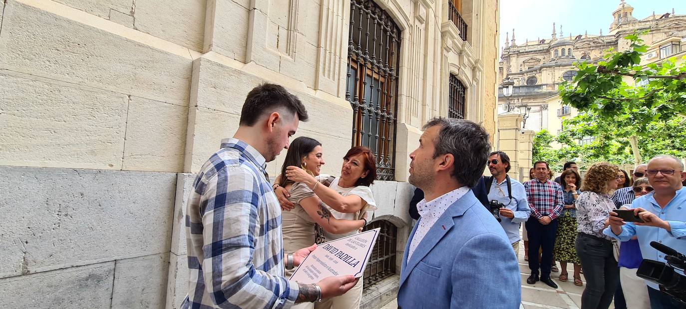 El pintor David Padilla ya tiene un rincón en su casco histórico | Ideal