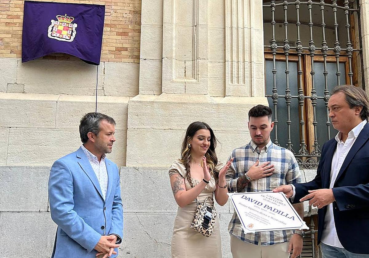 El pintor David Padilla ya tiene un rincón en su casco histórico | Ideal