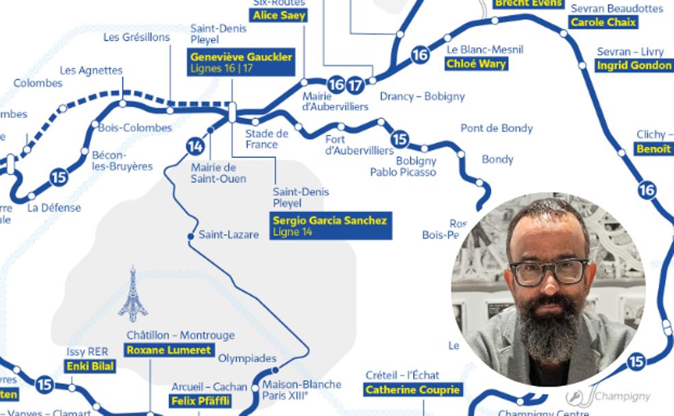 El granadino Sergio García ilustrará el corazón del Gran París Exprés ...