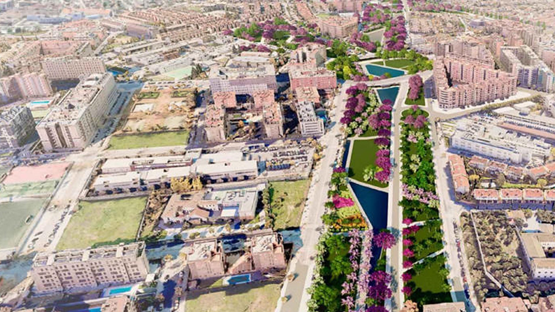 Obras en Granada: Un nuevo parque conectará Beiro y Chana sobre la ...