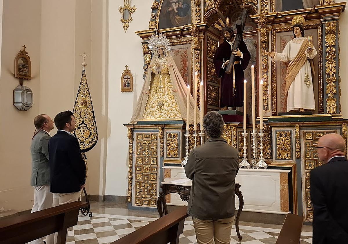 La Virgen de la Merced en trabajos de conservación | Ideal