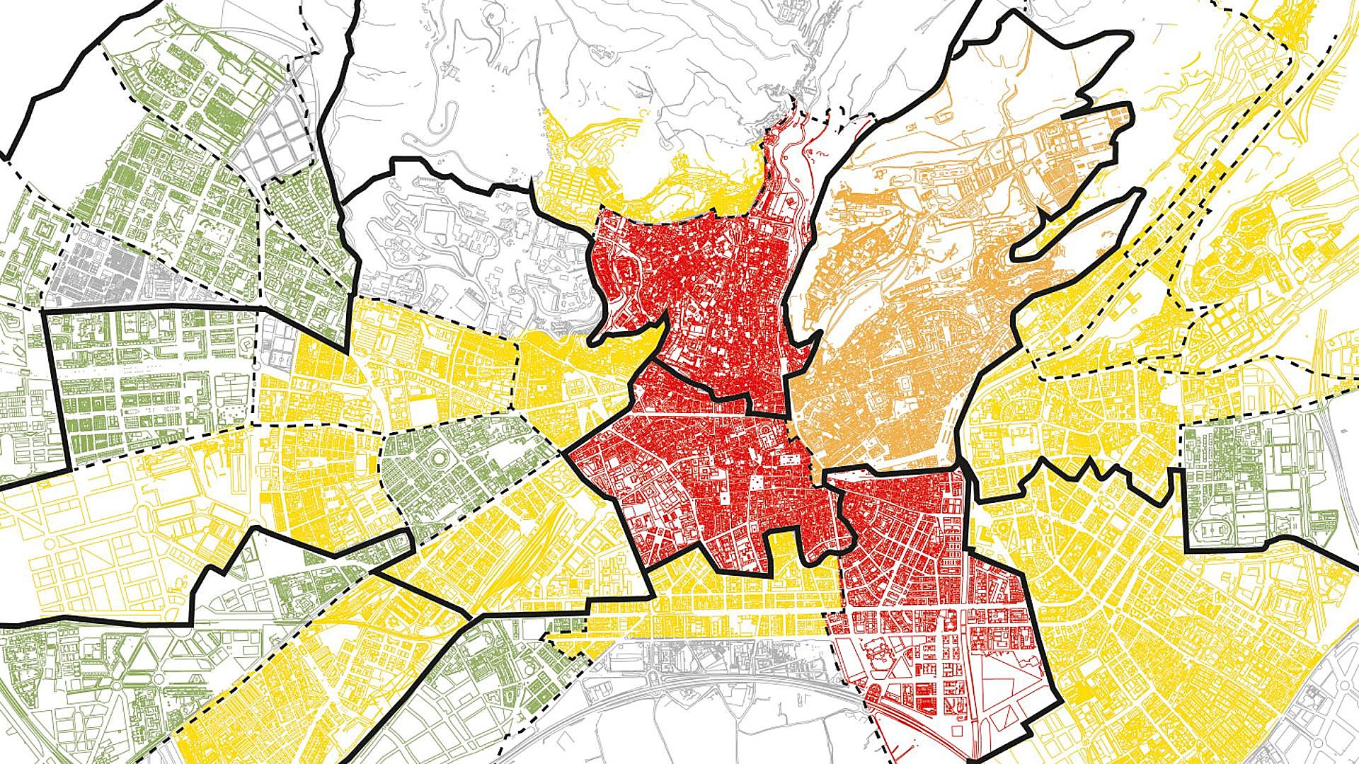 El primer mapa de pisos turísticos señala a Fígares y Albaicín como ...