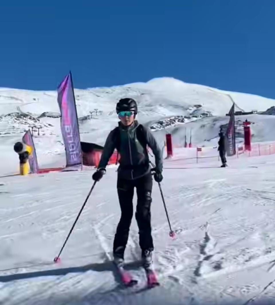 A dos meses de los Juegos: Ana Alonso vuelve a esquiar tras su ...