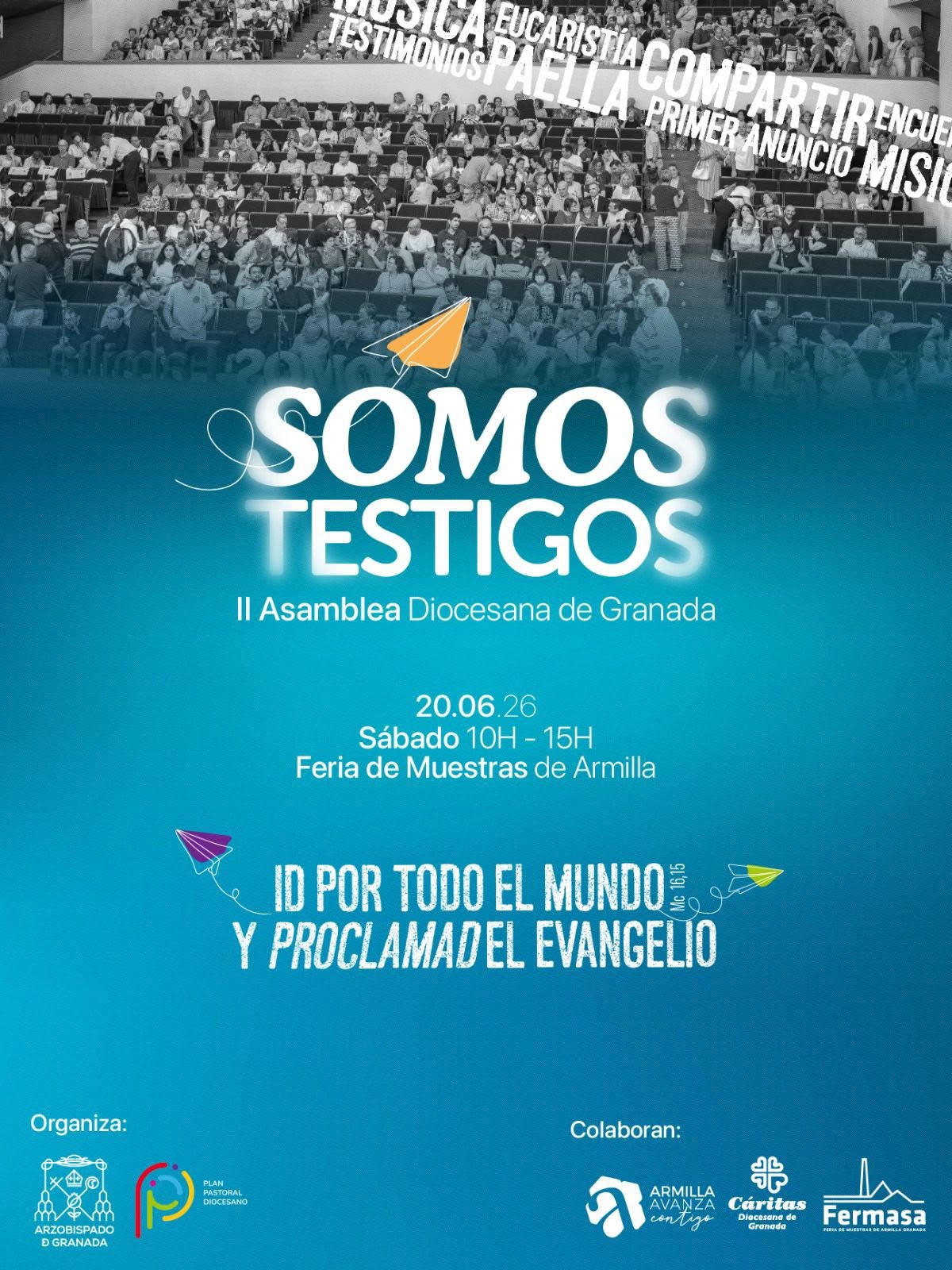 La II Asamblea Diocesana 'Somos testigos' reunirá este sábado a 1.200 ...