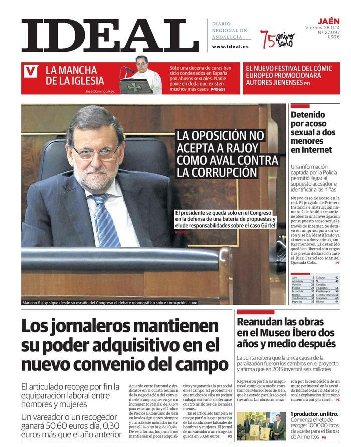 Hoy, 28 de noviembre, en la edición impresa de IDEAL | Ideal