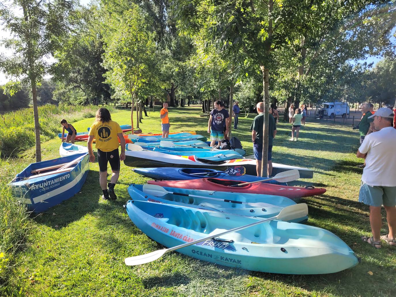 Carrera y piraguas en el río de Ciudad Rodrigo | La Gaceta de Salamanca
