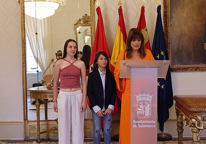Los jóvenes deportistas salmantinos Julia Rufes y Sasha Álvarez son ...