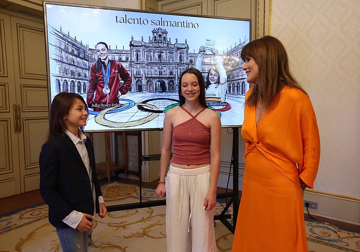 Los jóvenes deportistas salmantinos Julia Rufes y Sasha Álvarez son ...