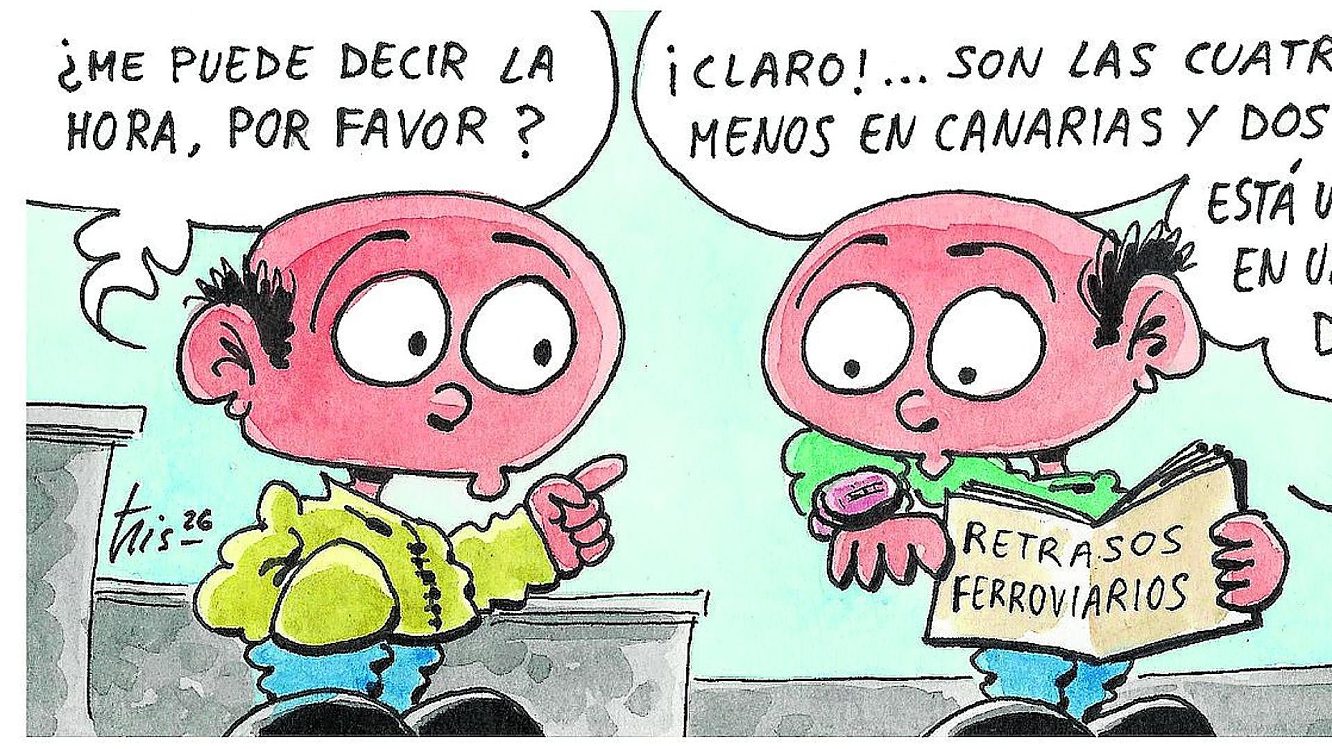 Los retrasos en el Alvia a Madrid, según Tris | La Rioja