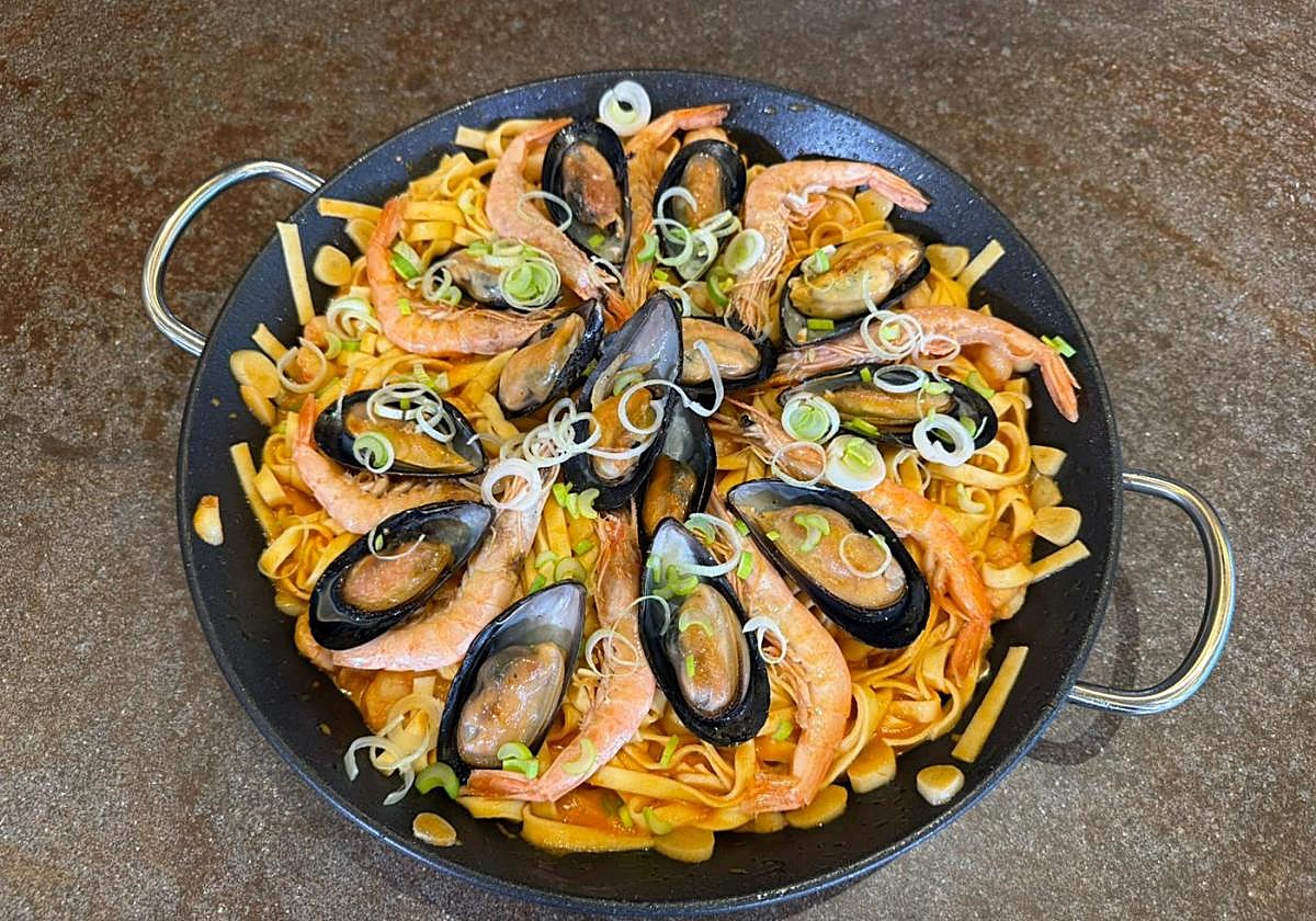 Tallarines 'frutti di mare': una receta de pasta con estilo muy ...