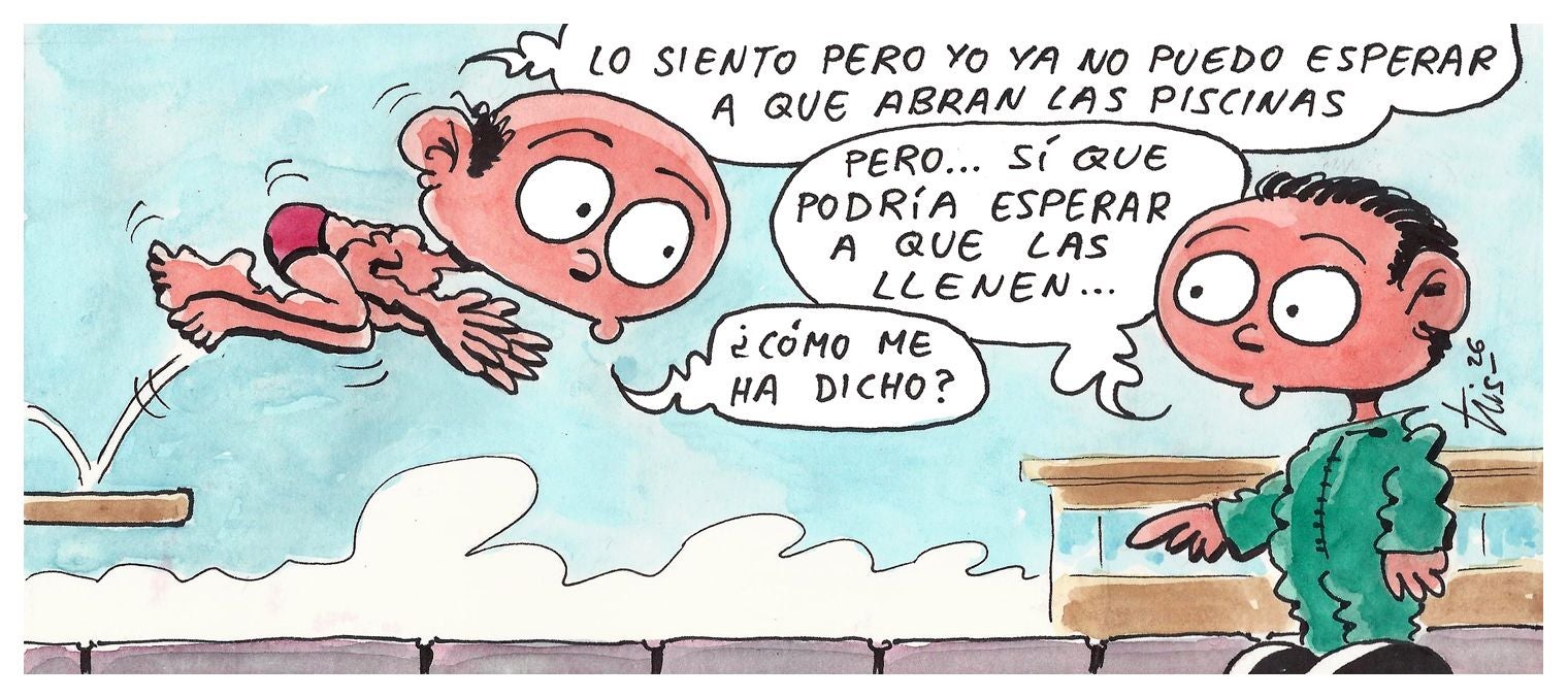 Carlos Sacristán (Tris): La apertura de las piscinas, según Tris | La Rioja