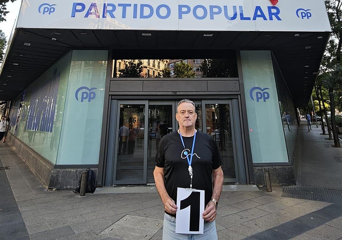 César Vea repite huelga de hambre, ahora en Madrid | La Rioja