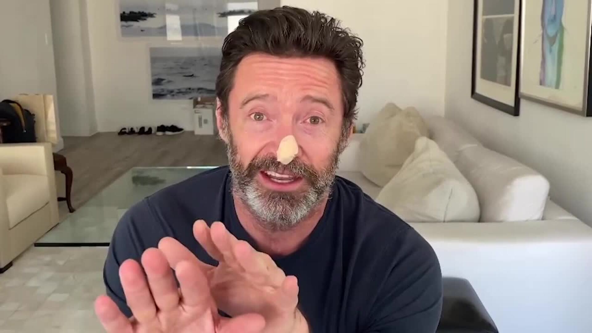 Hugh Jackman Se Somete A Pruebas En La Nariz Ante El Riesgo De Cáncer