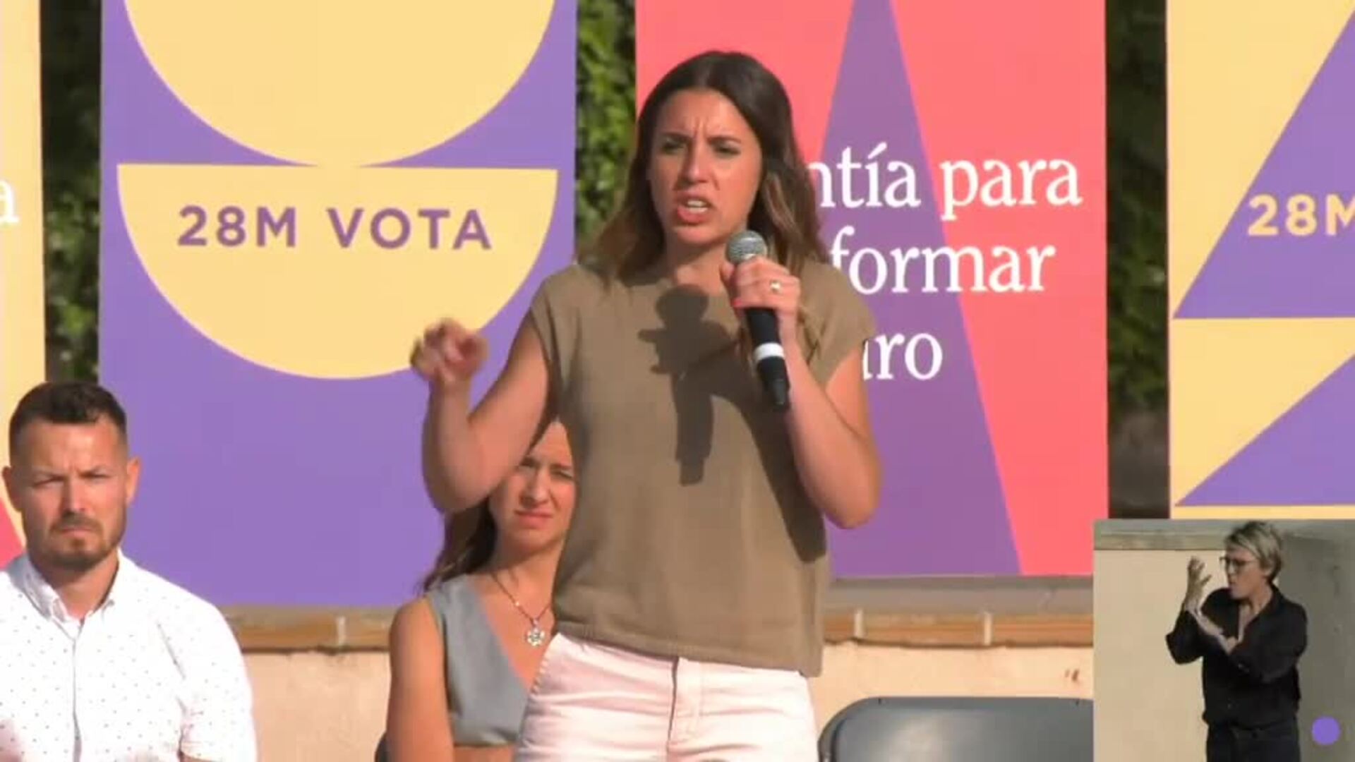 Irene Montero: "Sólamente hay una fuerza con la valentía necesaria para transformar" | Las ...