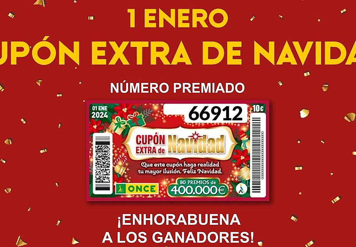 El Cupón Extra de Navidad de la ONCE deja cuatro millones de euros en ...