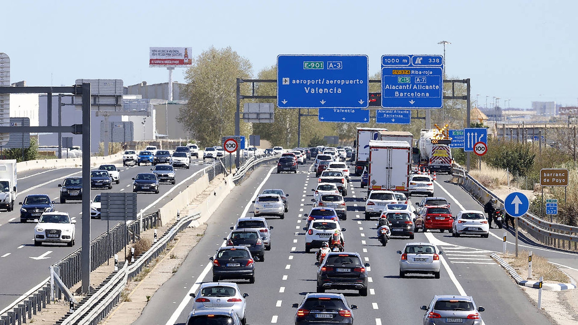 Carretera A-3 ampliación Valencia | La A-3 se ampliará a tres carriles ...