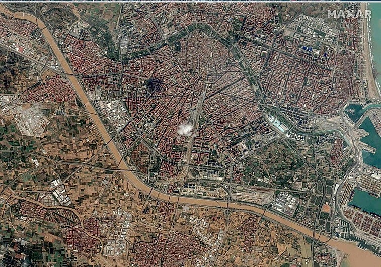 La última e impresionante imagen del nuevo cauce del Turia en Valencia ...