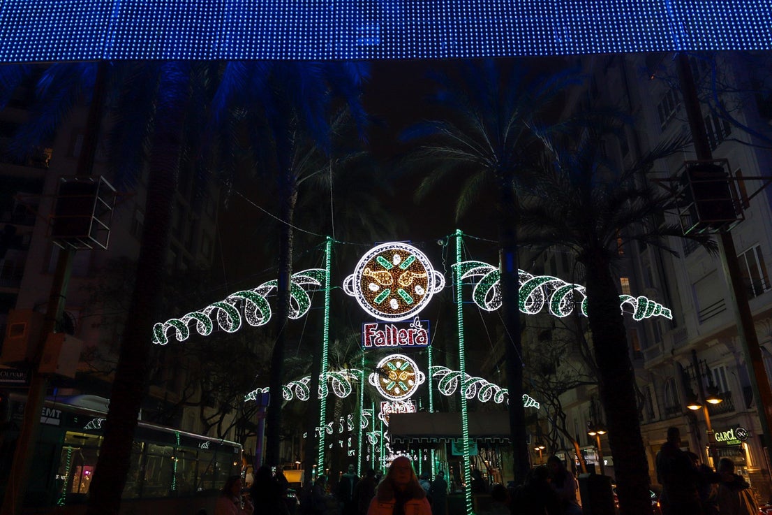 Encendido de luces en las Fallas de Valencia 2025 | Las Provincias