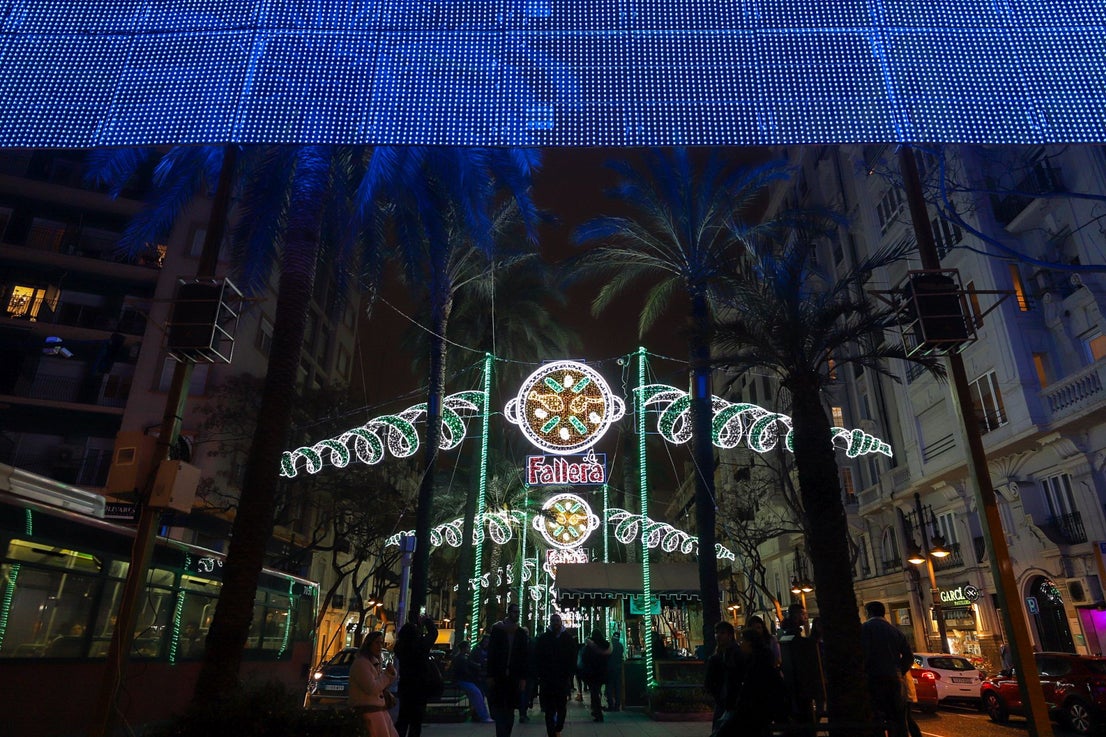 Encendido de luces en las Fallas de Valencia 2025 | Las Provincias