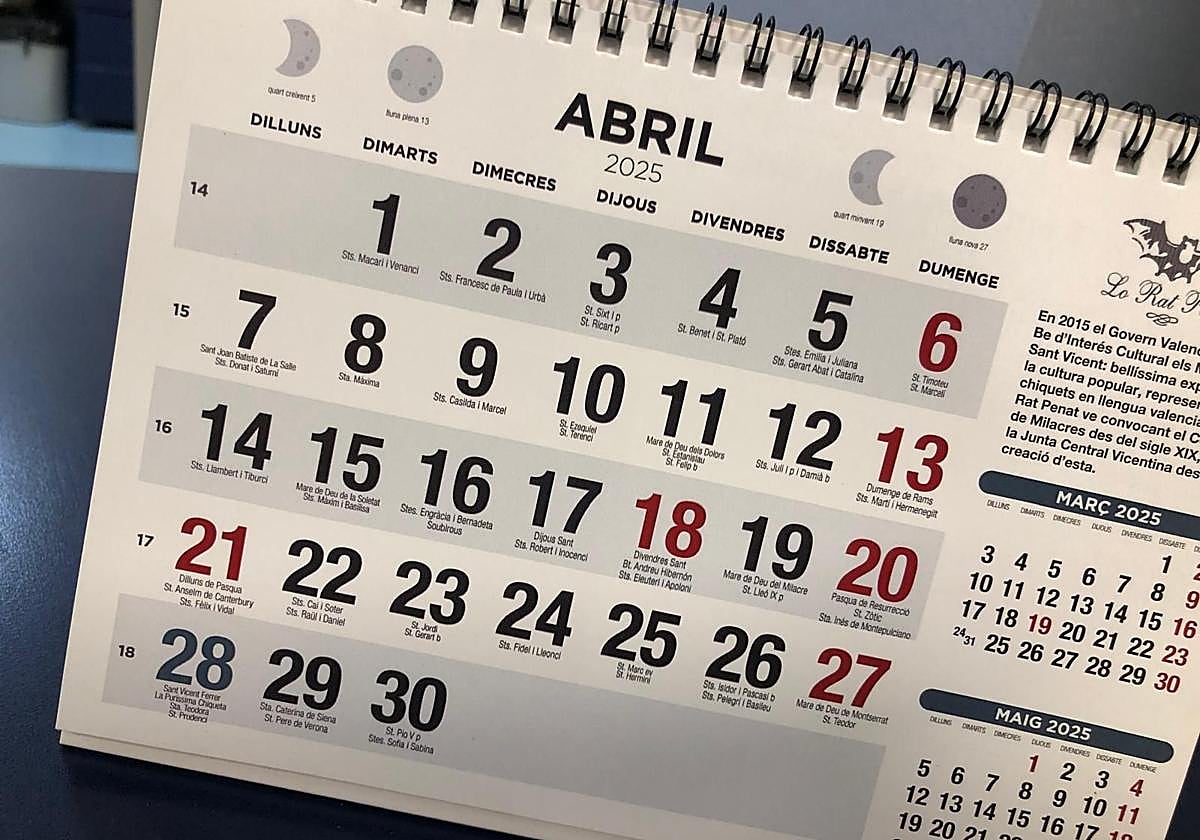 Semana Santa | El 17 de abril no será festivo para 13,3 millones de ...
