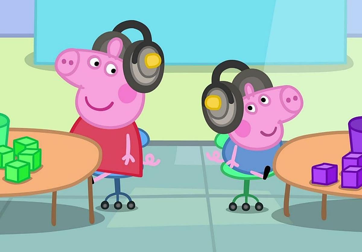 Peppa La Cerdita | Peppa Pig descubre que su hermano George tiene ...
