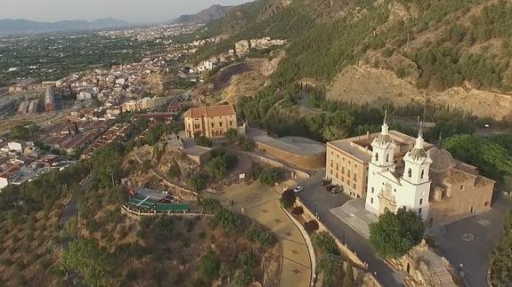 El santuario de la Fuensanta, a vista de pájaro | La Verdad