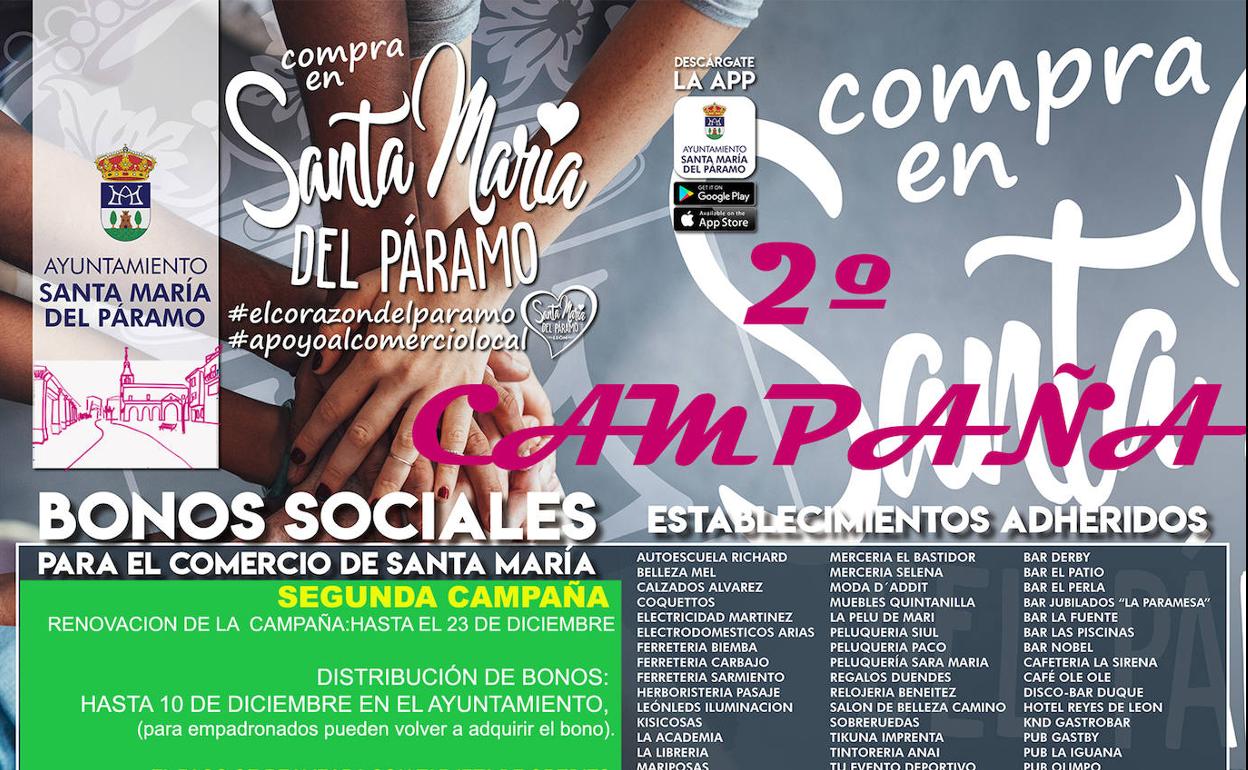 Santa María del Páramo renueva los bonos sociales para promocionar el ...