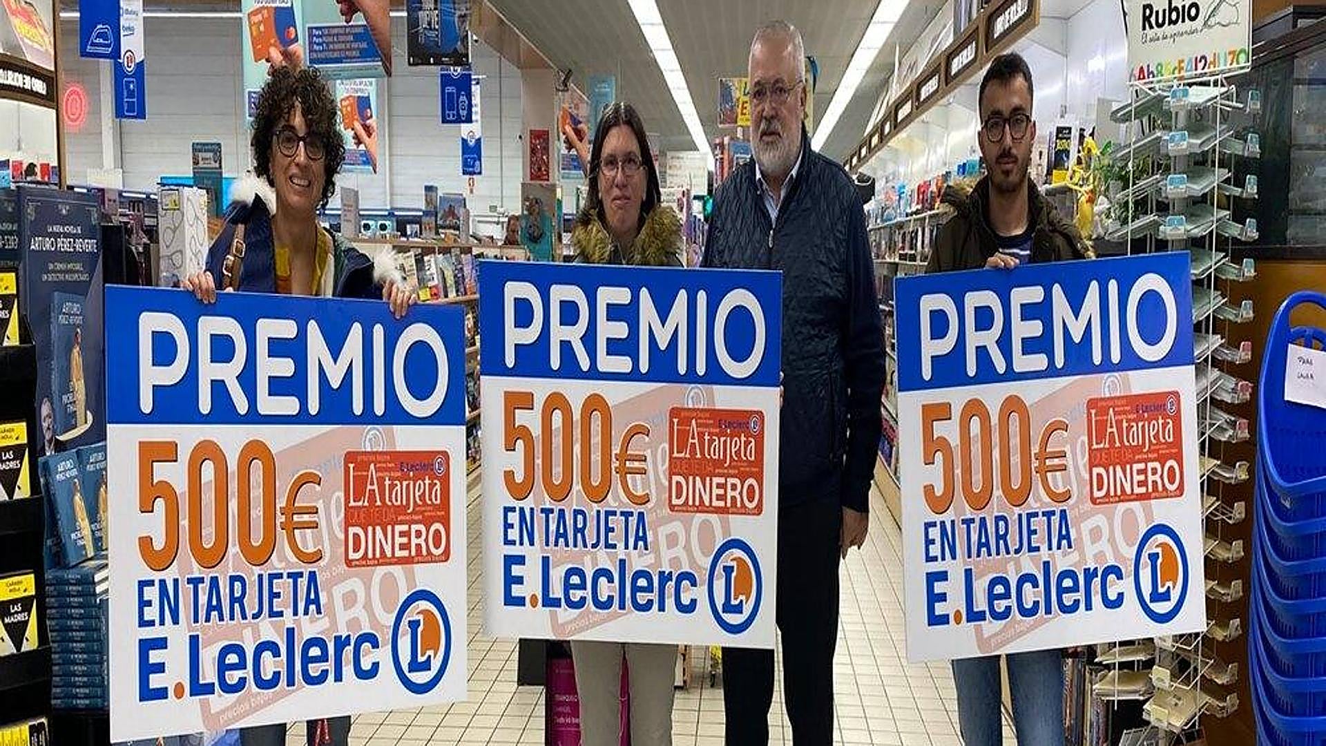 E. Leclerc León hace entrega de 4 vales de 500 euros a sus clientes ...