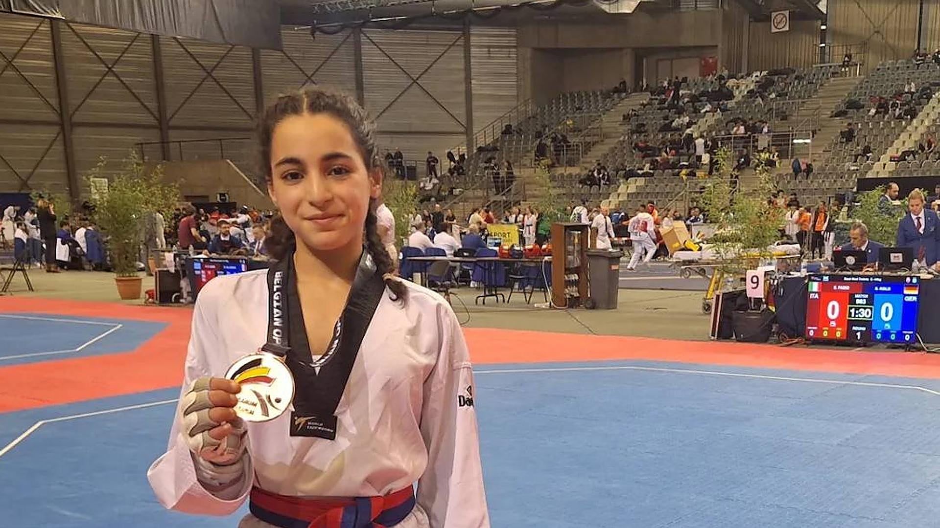 La leonesa Chaima Zahraoui, bronce internacional en Bélgica | leonoticias.com